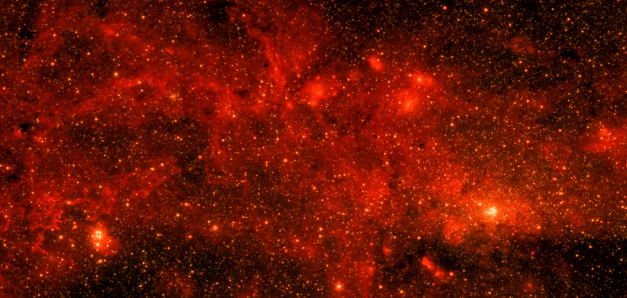 Galactic centre in infrared | ESO Supernova
