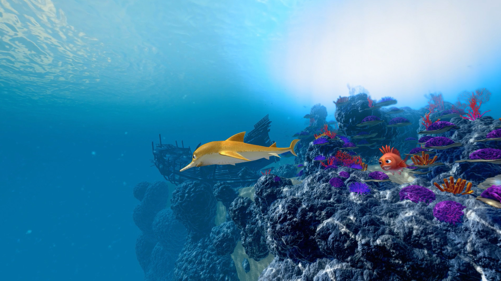 Screenshot of the show “Kaluoka'hina, the Enchanted Reef” | ESO Supernova