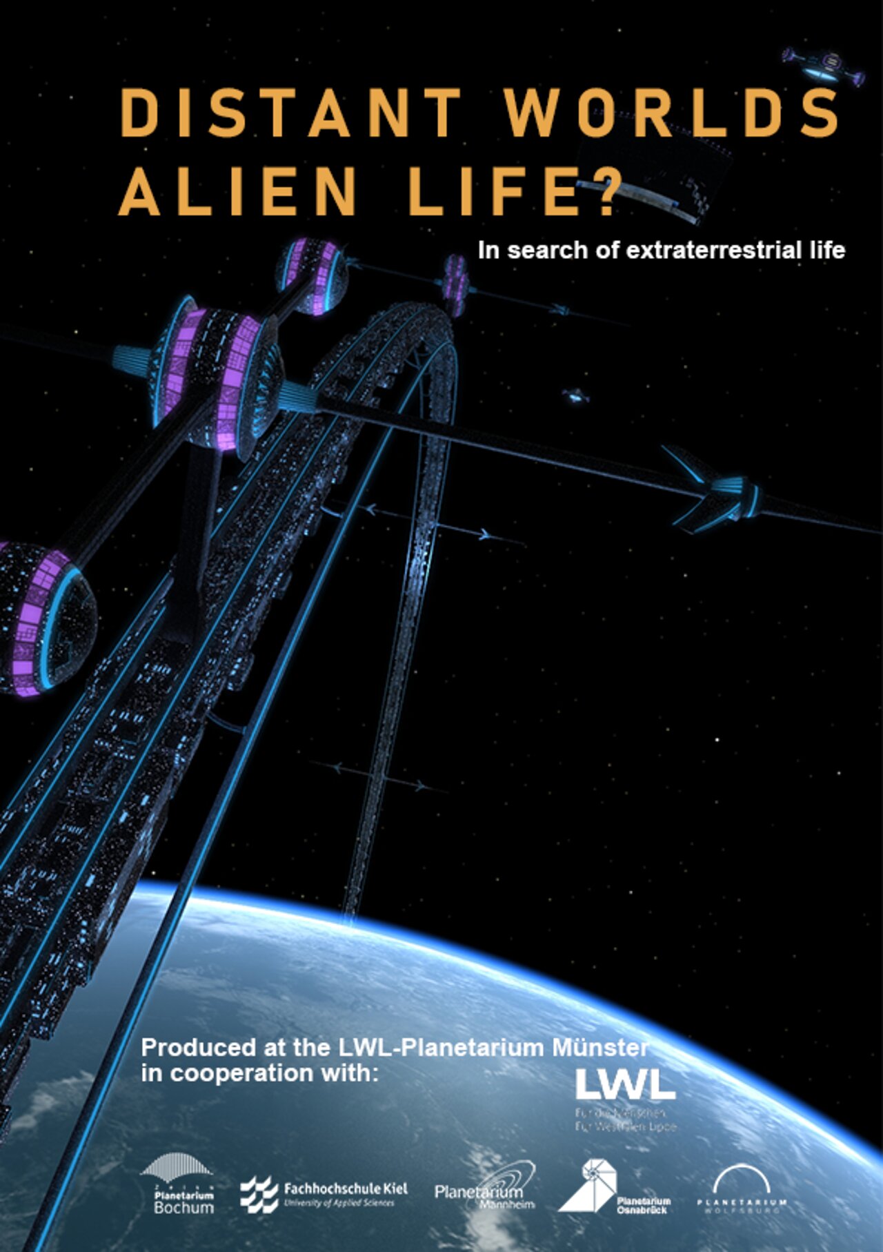 "Distant worlds - alien life?" poster (EN) | ESO Supernova